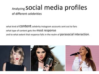 Analysing profile of a celebrity | PPT