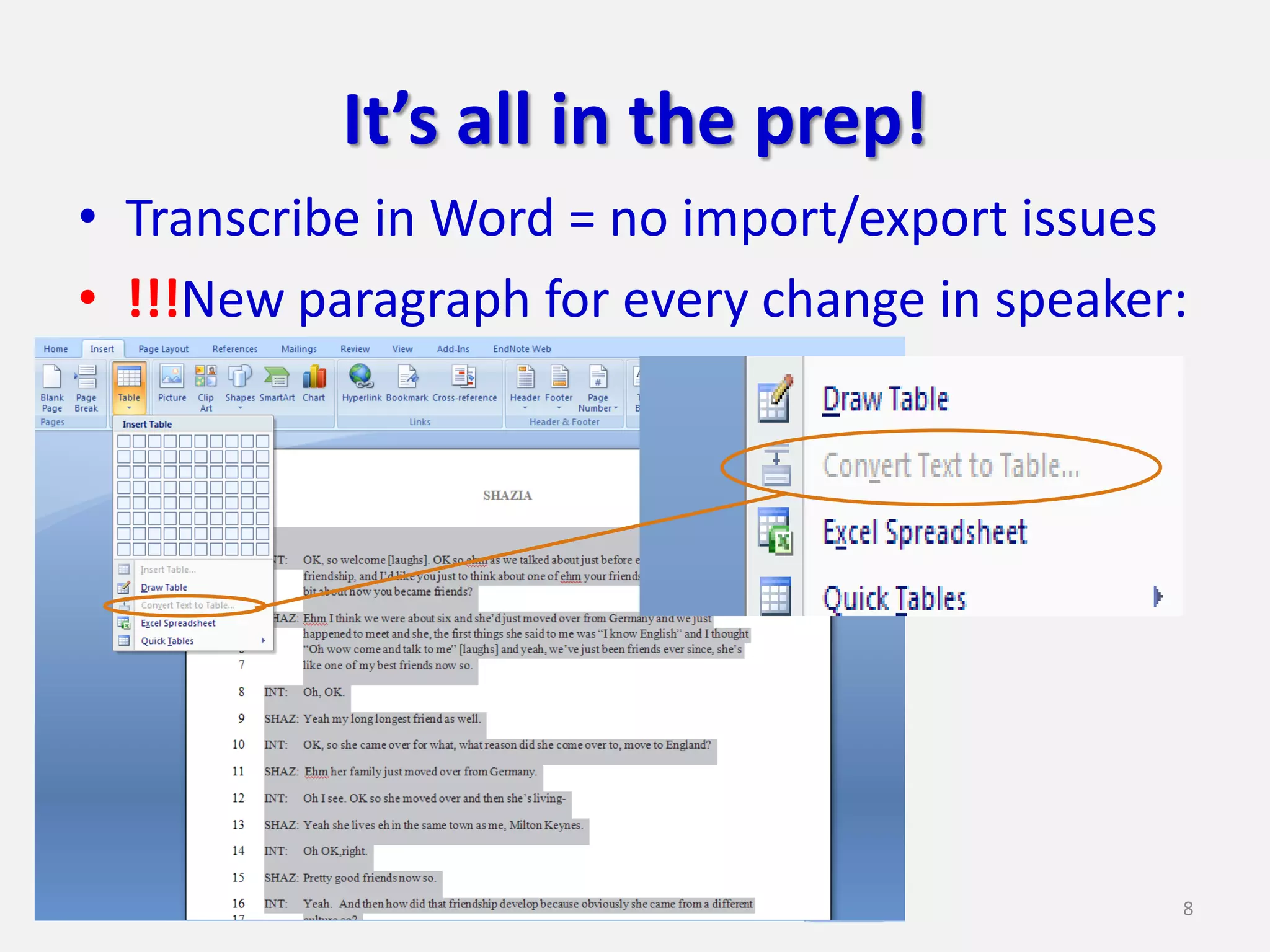 QMiP workshop: Analysing qualitative data using microsoft word | PDF