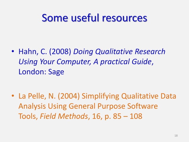 QMiP workshop: Analysing qualitative data using microsoft word | PDF