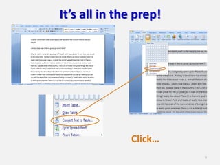 QMiP workshop: Analysing qualitative data using microsoft word | PDF
