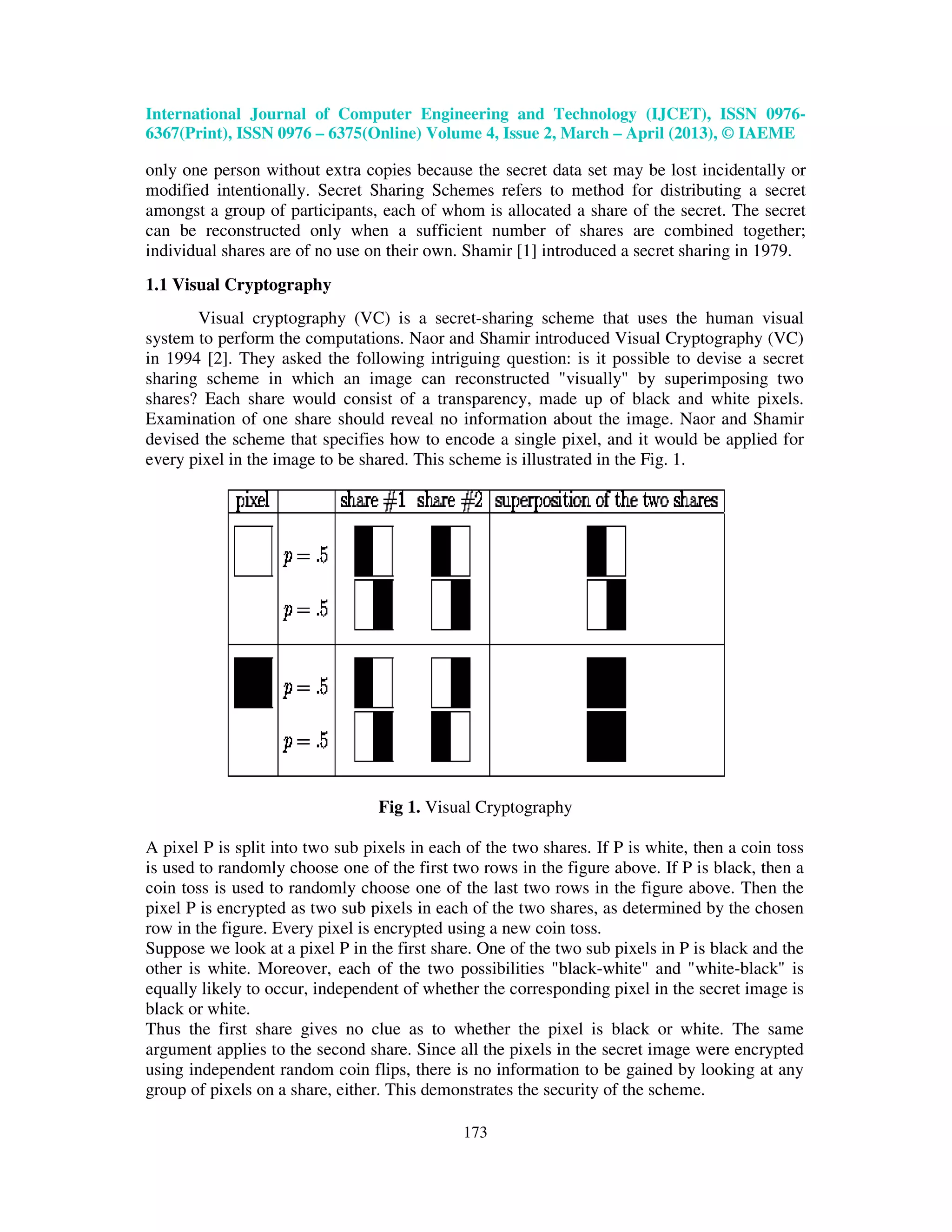 Analysing secure image secret sharing schemes based on steganography | PDF
