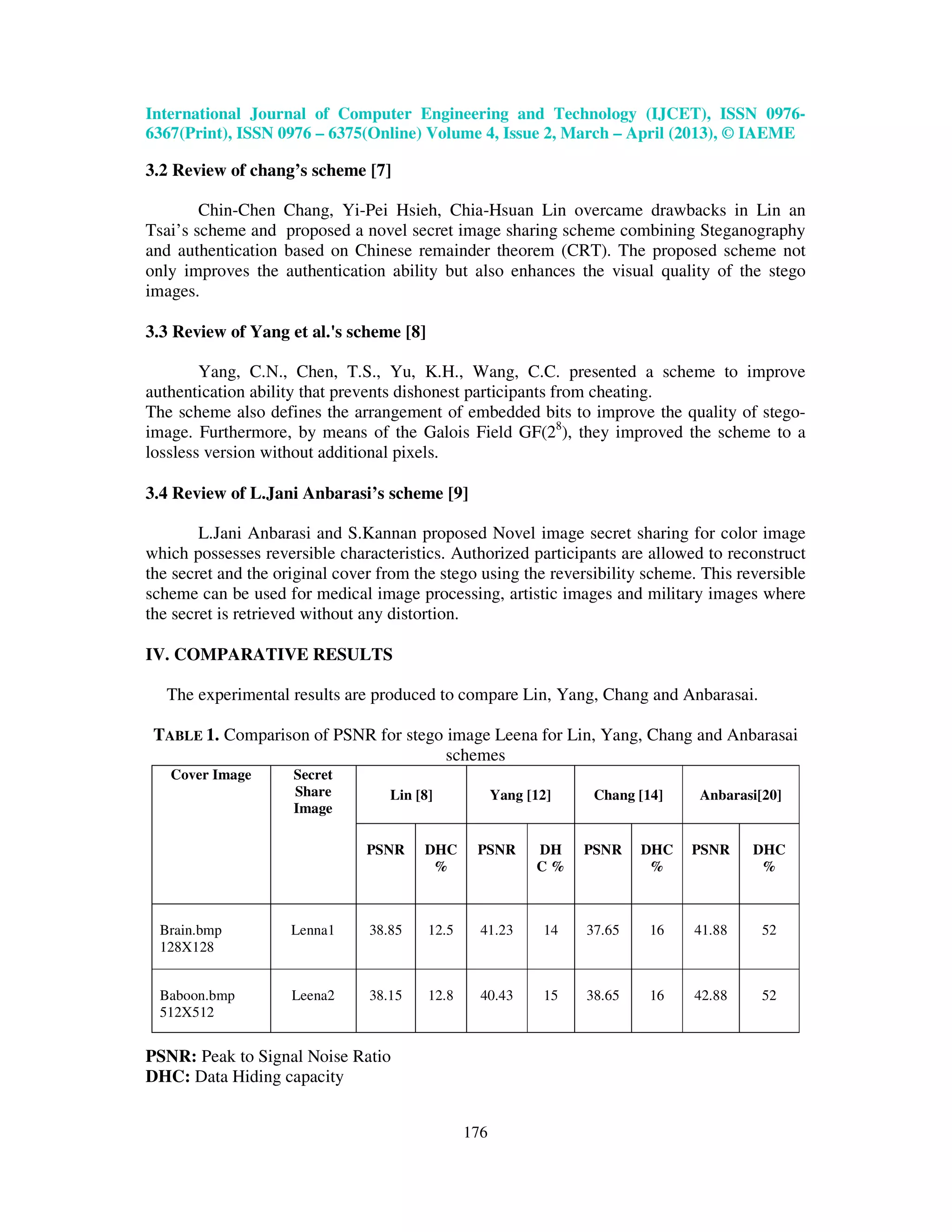 Analysing secure image secret sharing schemes based on steganography | PDF