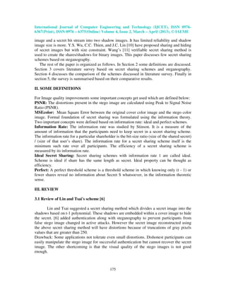 Analysing secure image secret sharing schemes based on steganography | PDF