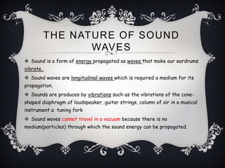 Analysing sound waves | PPT