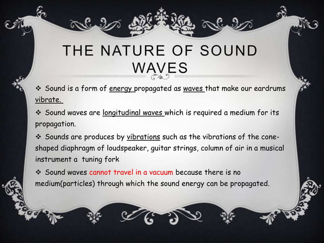 Analysing sound waves | PPT