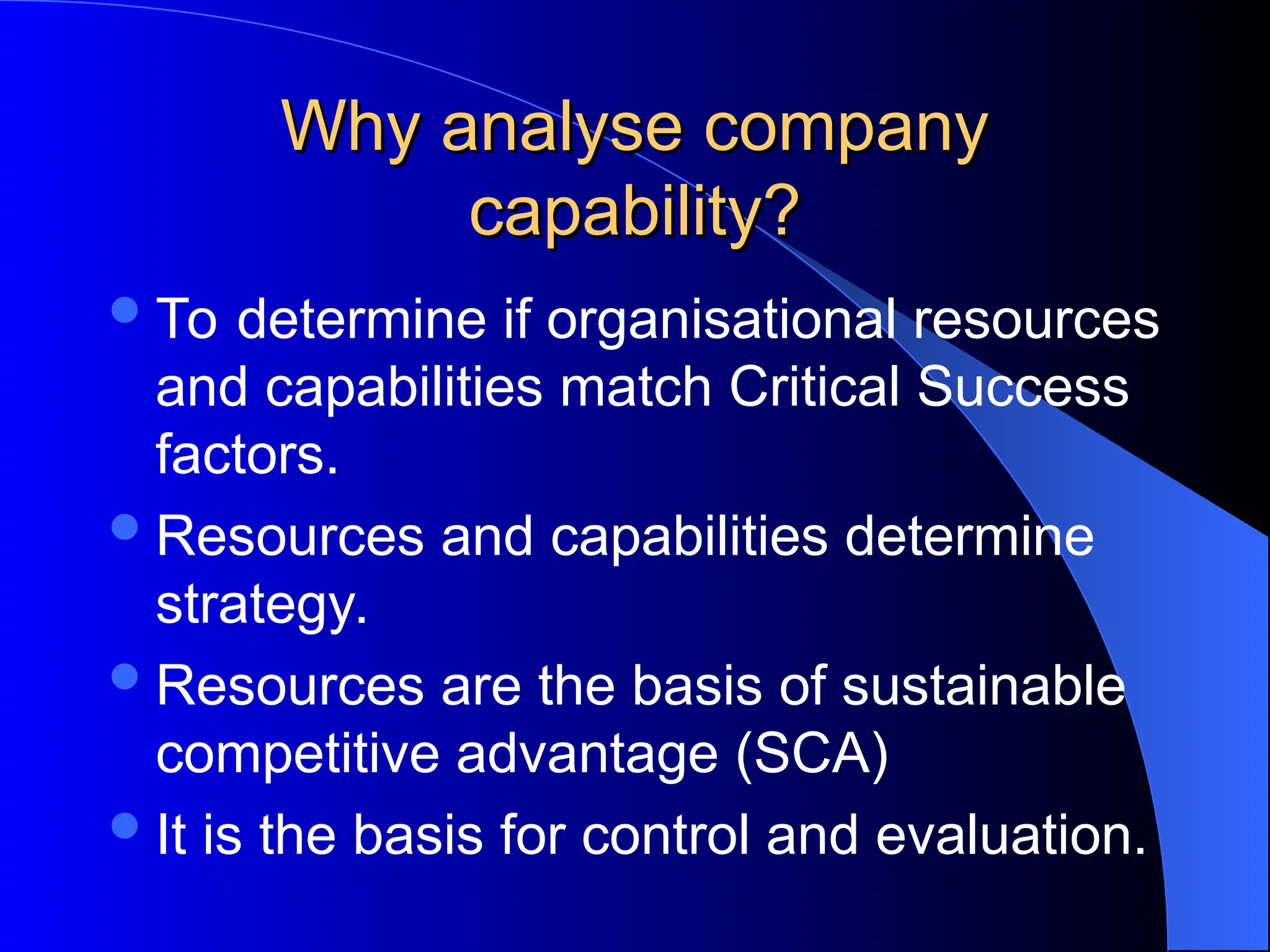 Analysing Strategic Capability Tools.ppt
