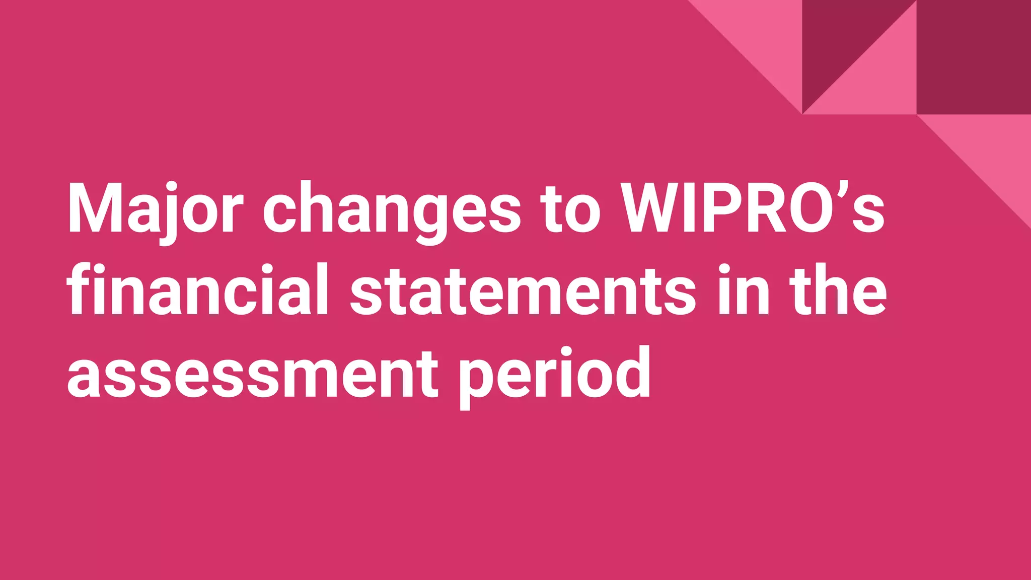 Analysing the financial statements of WIPRO LTD.pptx