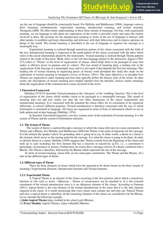 Analysing The Grammar Of Clause As Message In Ann Iwuagwu s Arrow Of ...