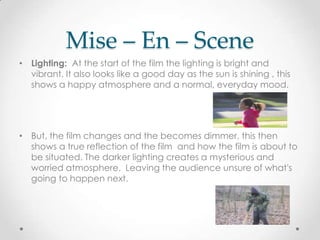 Analysing the opening sequence of a film | PPT