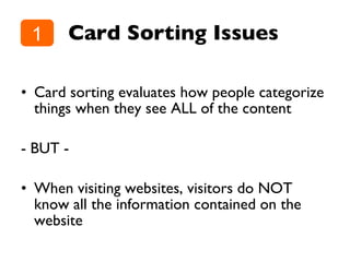 Analysing The Results Of A Card Sort | PPT