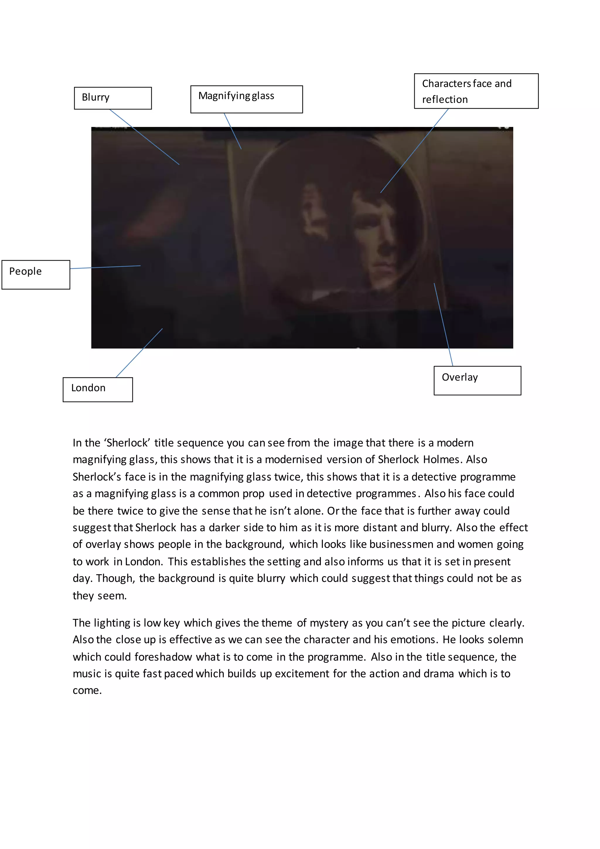 Analysing title sequences | DOCX | Television | Entertainment