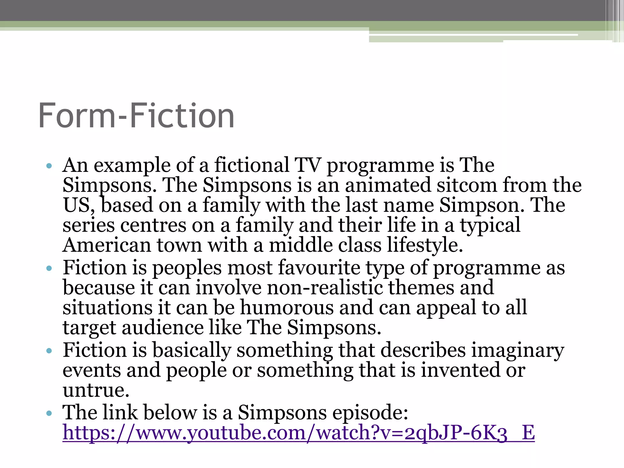 Analysing tv programmes powerpoint | PPTX