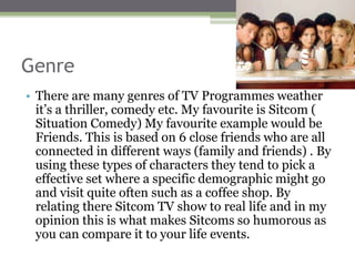 Analysing tv programmes powerpoint | PPTX