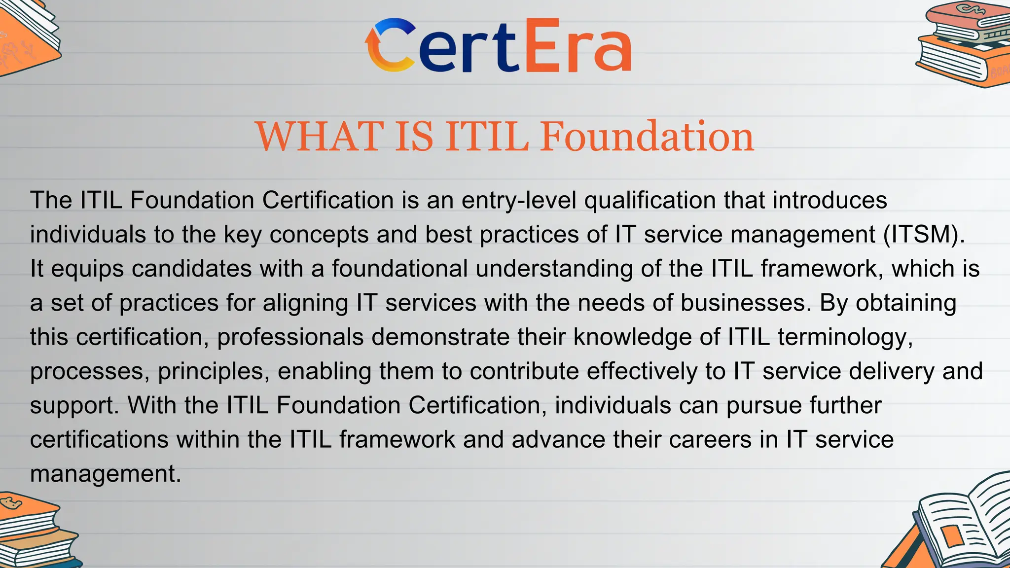 analysing what is ITIL Foundation and KEY POINTS FOR ITIL Foundation | PPT