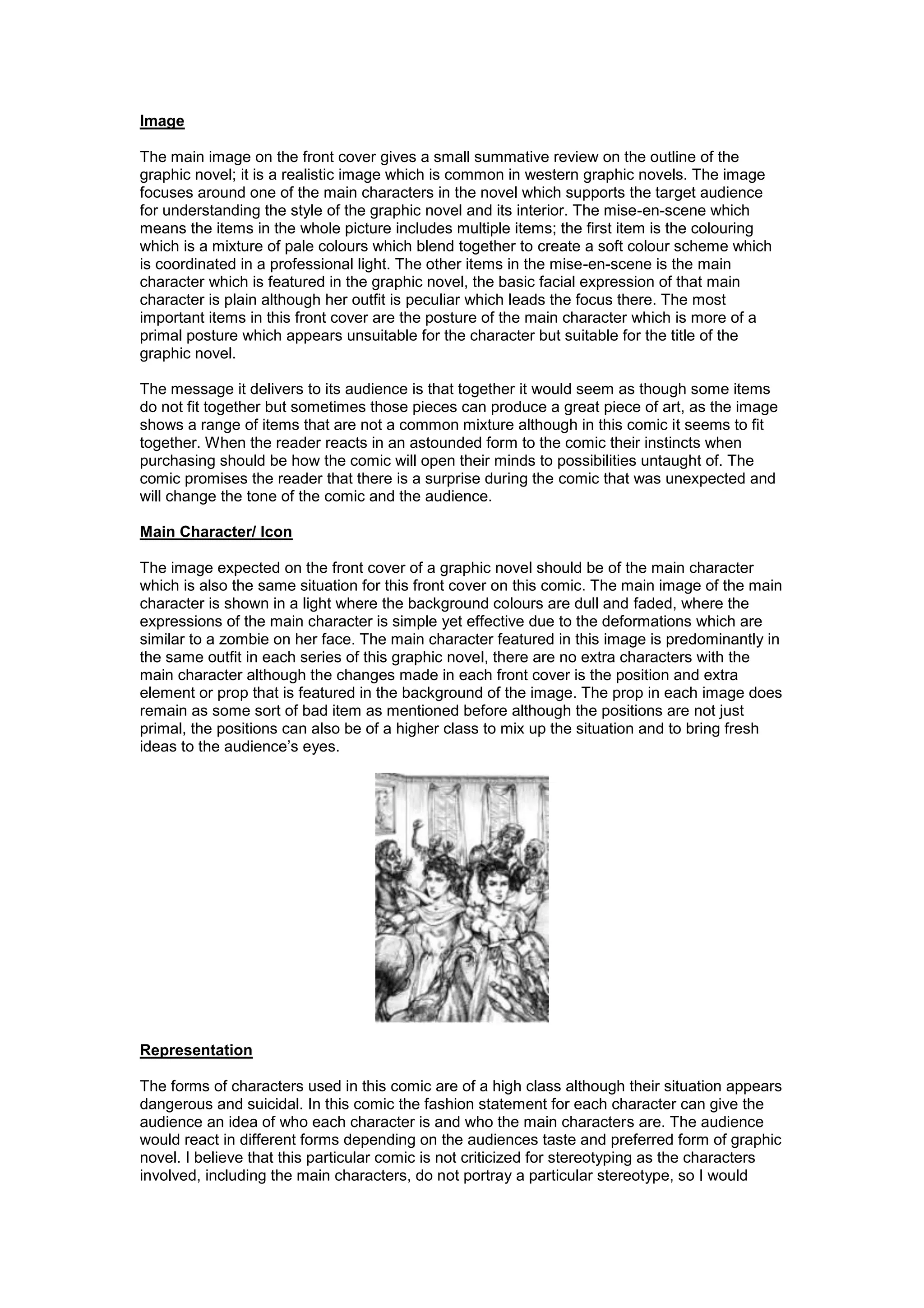 Analysis of Comic | DOCX