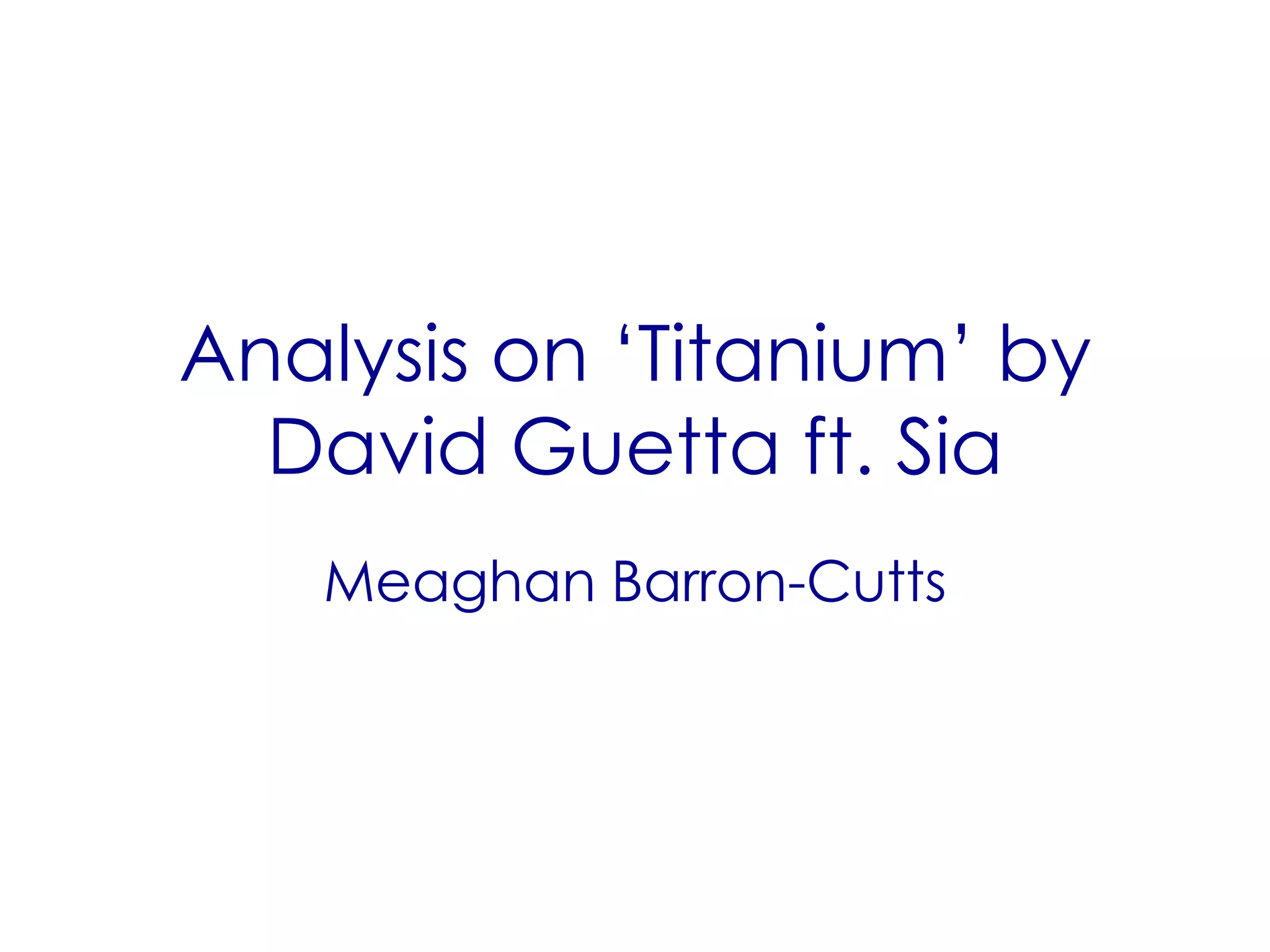 Titanium analysis | PPTX