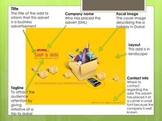Newspaper adverts Analysis | PPT