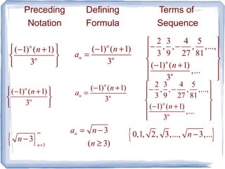 Analysis sequences and bounded sequences | ODP
