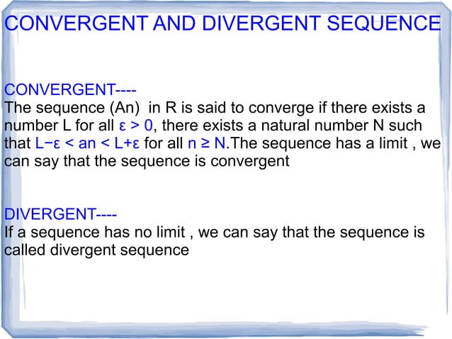 Analysis sequences and bounded sequences | ODP | Science