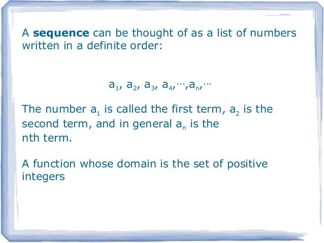 Analysis sequences and bounded sequences
