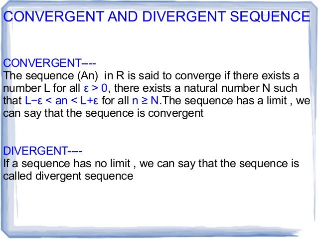 Convergent Divergent Series