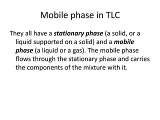 Mobile phase in chromatography | PPTX