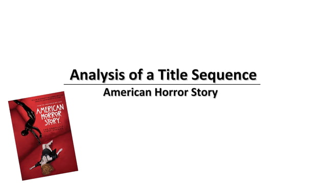 Title Sequence Analysis | ODP