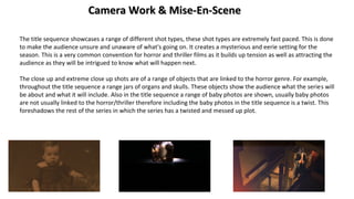 Title Sequence Analysis | ODP