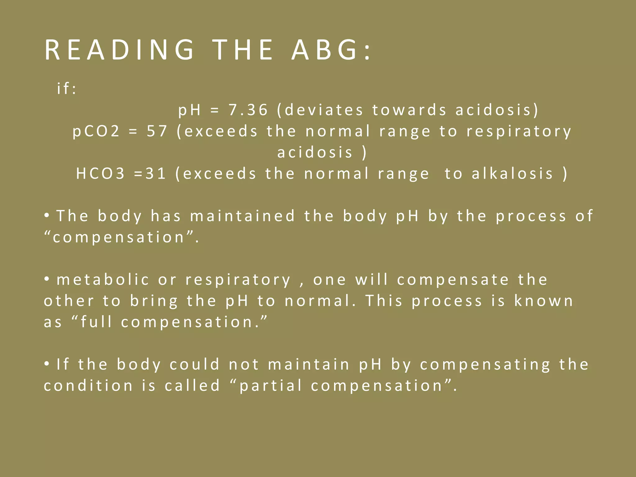 ABG Analysis | PPT