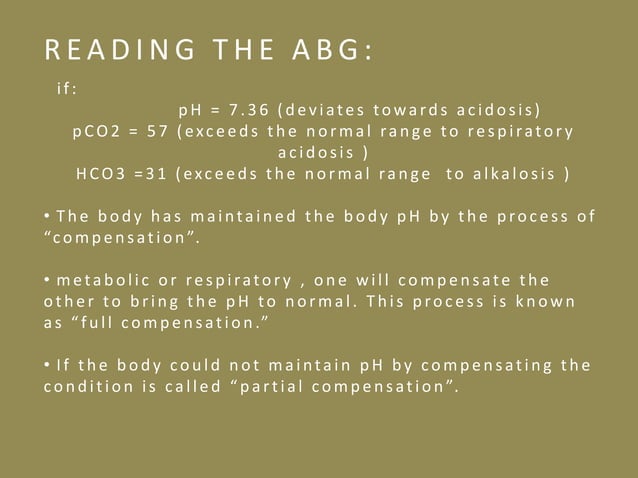 ABG Analysis | PPTX