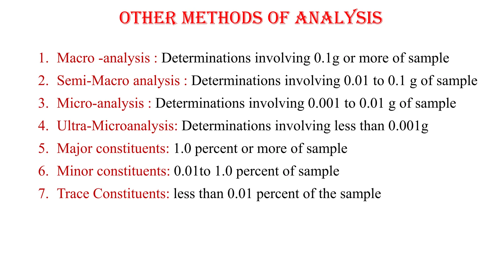 Principles and Methods of Food Analysis – Overview of qualitative and ...