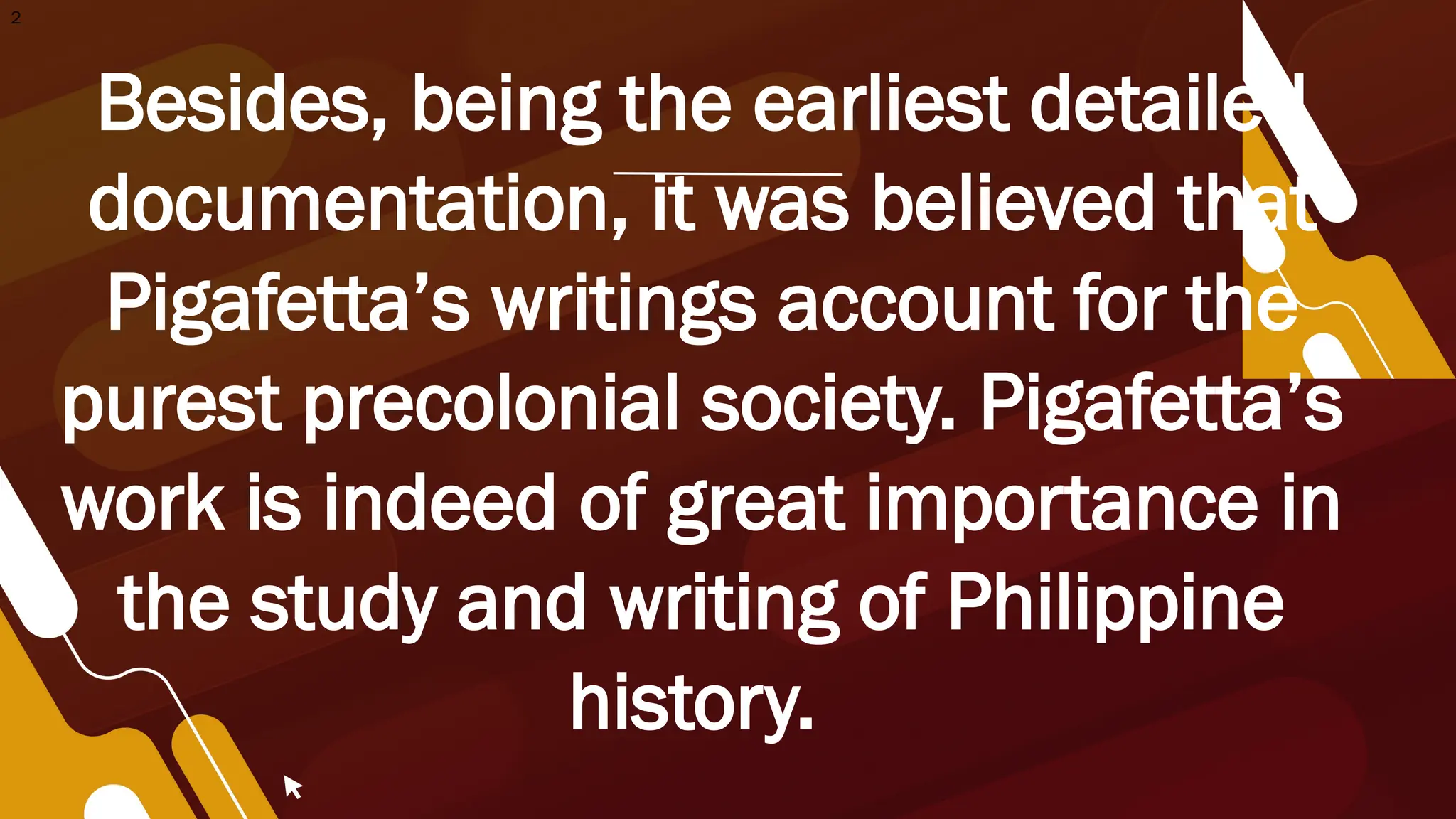 Analysis of Pigafetta's Chronicle in Reading in the Philippine History.pptx