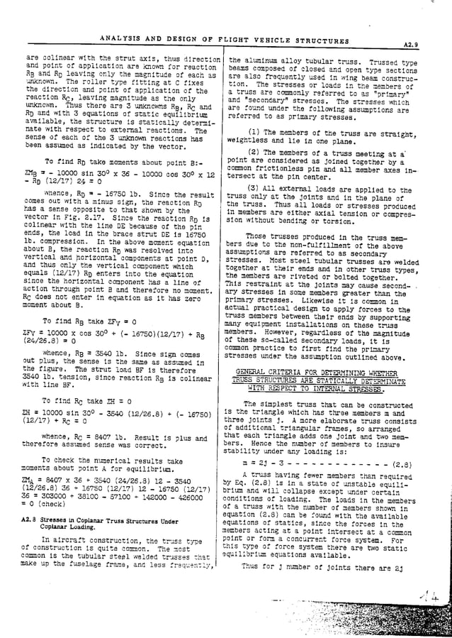 Analysis and design of flight vehicle structures by E.f Bruhn | PDF