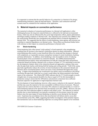 Analysis of Casing Connections Subjected to Thermal Cycle Loading | PDF ...