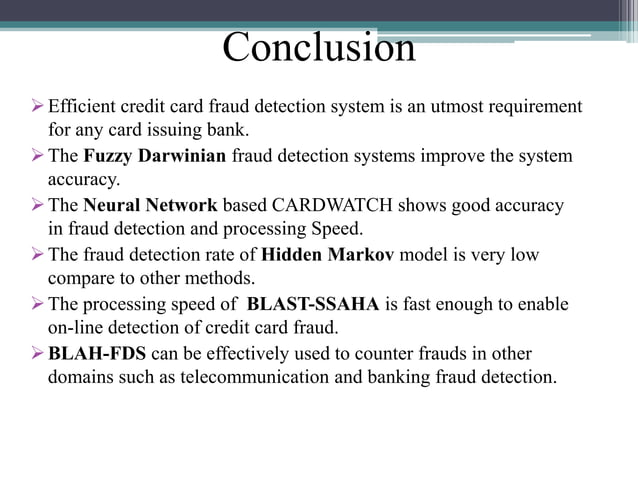 Analysis of-credit-card-fault-detection | PPT