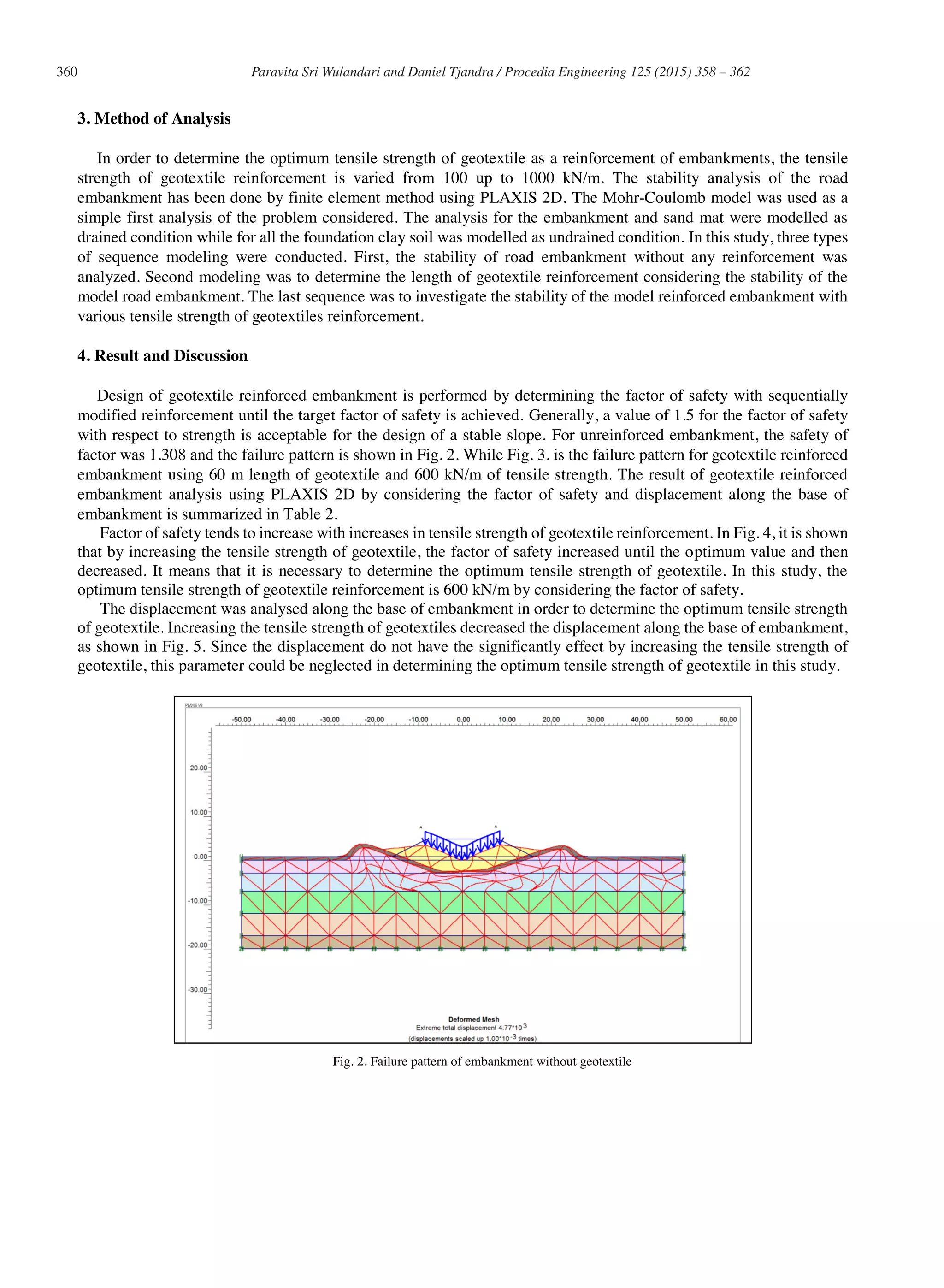 Analysis of-geotextile-reinforced-road-embankment-using-plaxis-2d | PDF