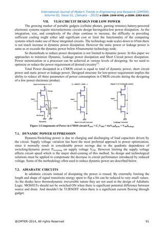 Analysis of Power Dissipation & Low Power VLSI Chip Design | PDF