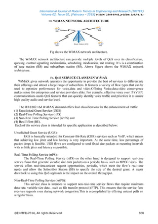 Analysis of VoIP Traffic in WiMAX Environment | PDF