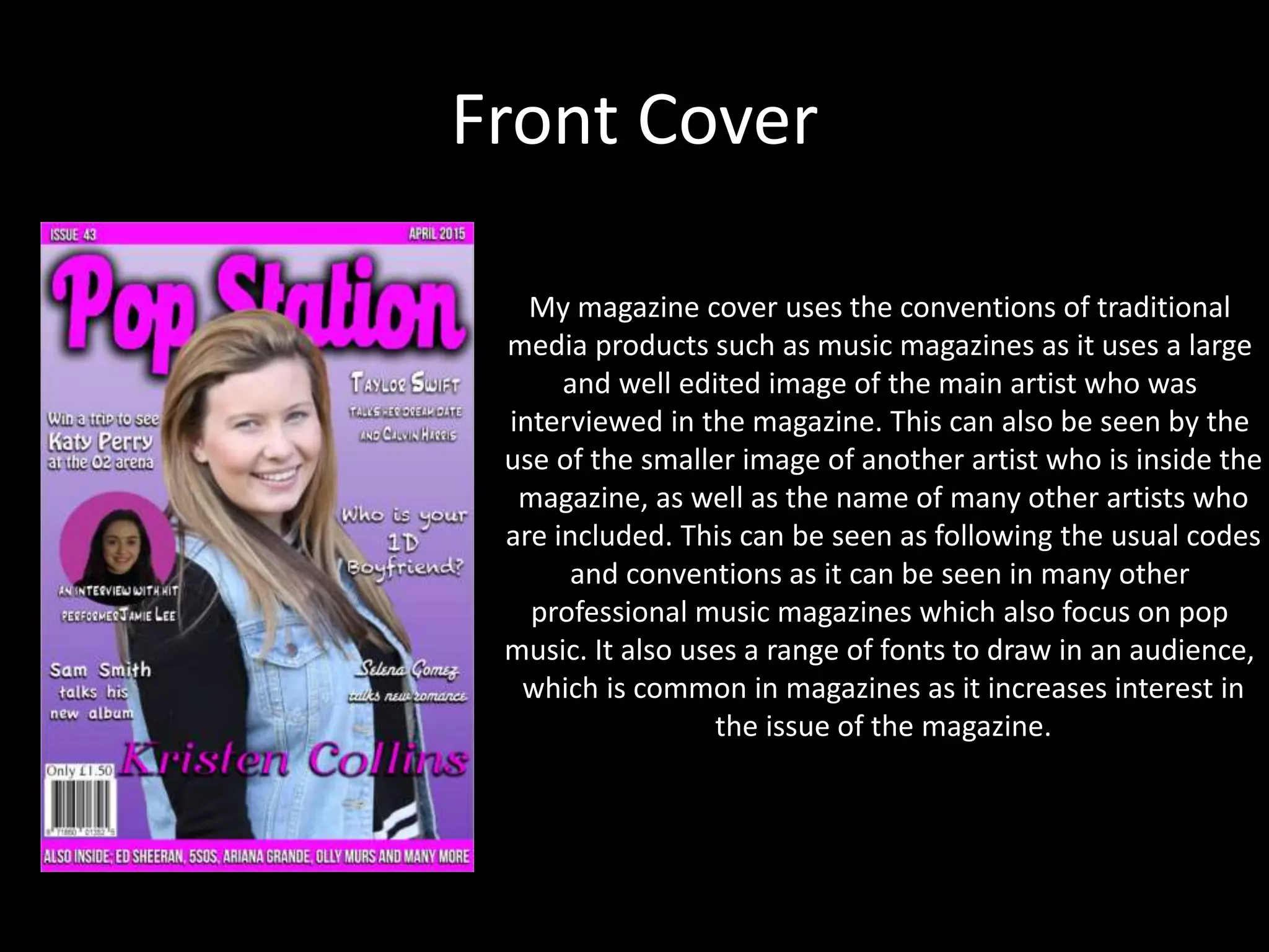 Evaluation question one | PPTX | Music | Entertainment