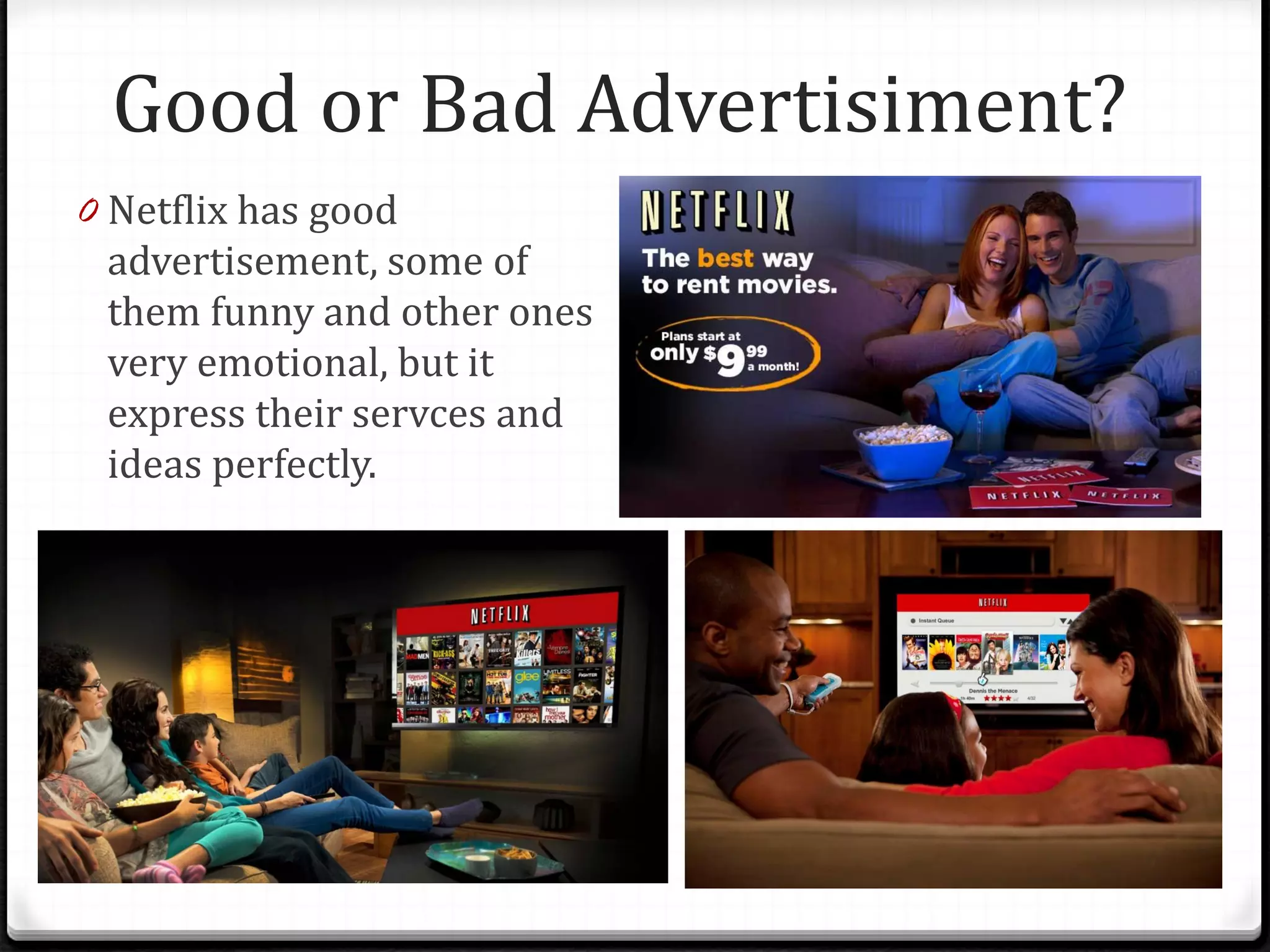 Netflix Campaign Advertisement Analysis | PDF