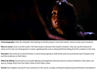 The Descent Analysis: Sarah & Juno | PPT