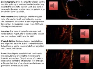 The Descent Analysis: Sarah & Juno | PPT