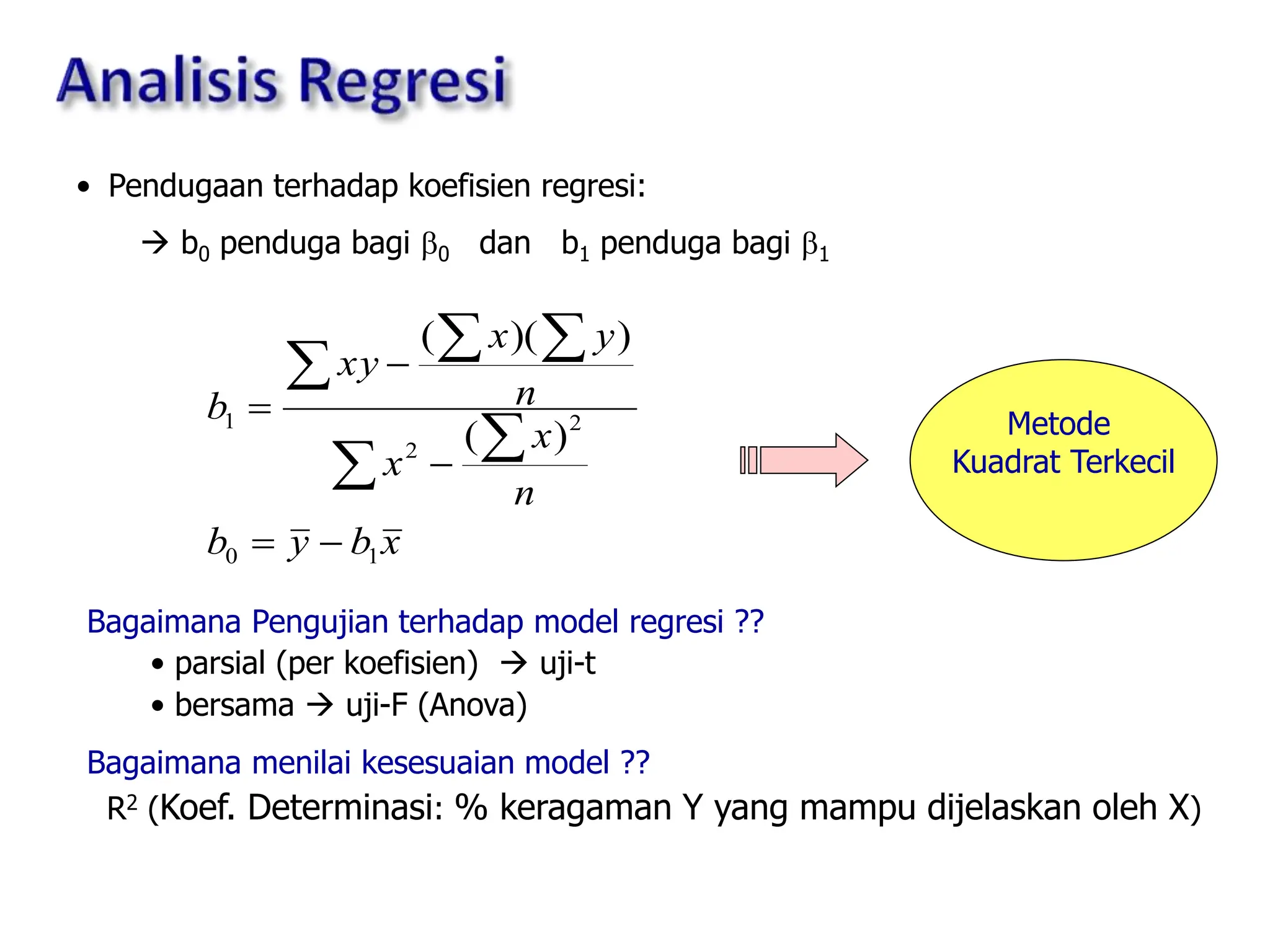 Analysis Regresi Linier Berganda - Analysis | PPT