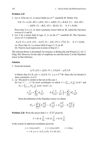 Analysis and algebra on differentiable manifolds | PDF