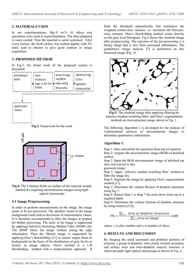 Analysis And Characterization Of Dendrite Structures From