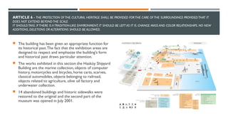 Rahmi Koc museum, Analysis and comparison based on the 1964 venice(1) | PPT