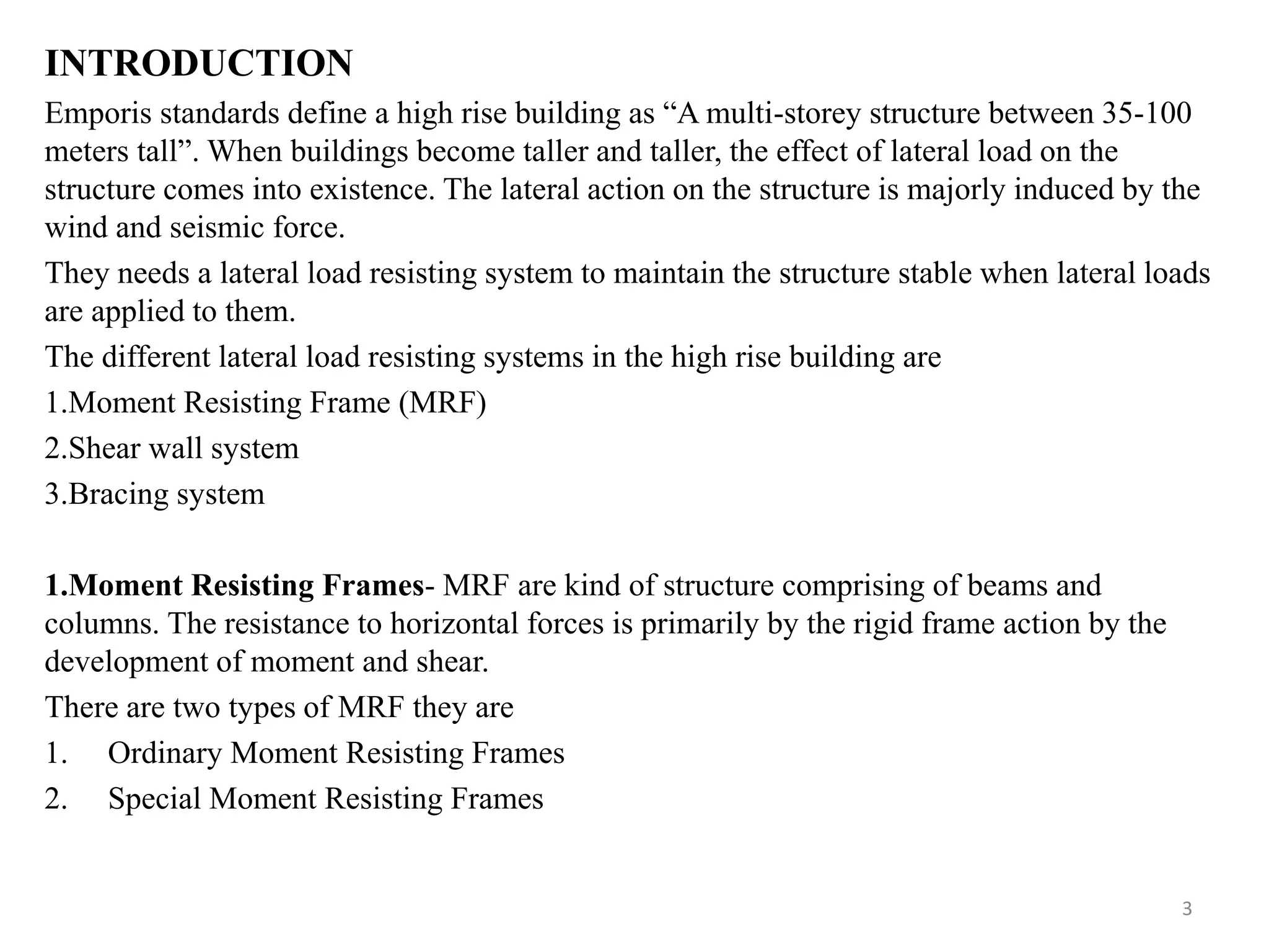 Analysis and comparison of High rise building with lateral load ...
