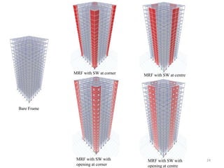 Analysis and comparison of High rise building with lateral load ...