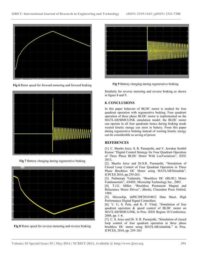 Analysis and control of four quadrant operation of three phase brushless dc (bldc) motor drive | PDF
