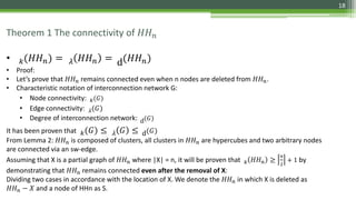 Analysis and design of a half hypercube interconnection network ...